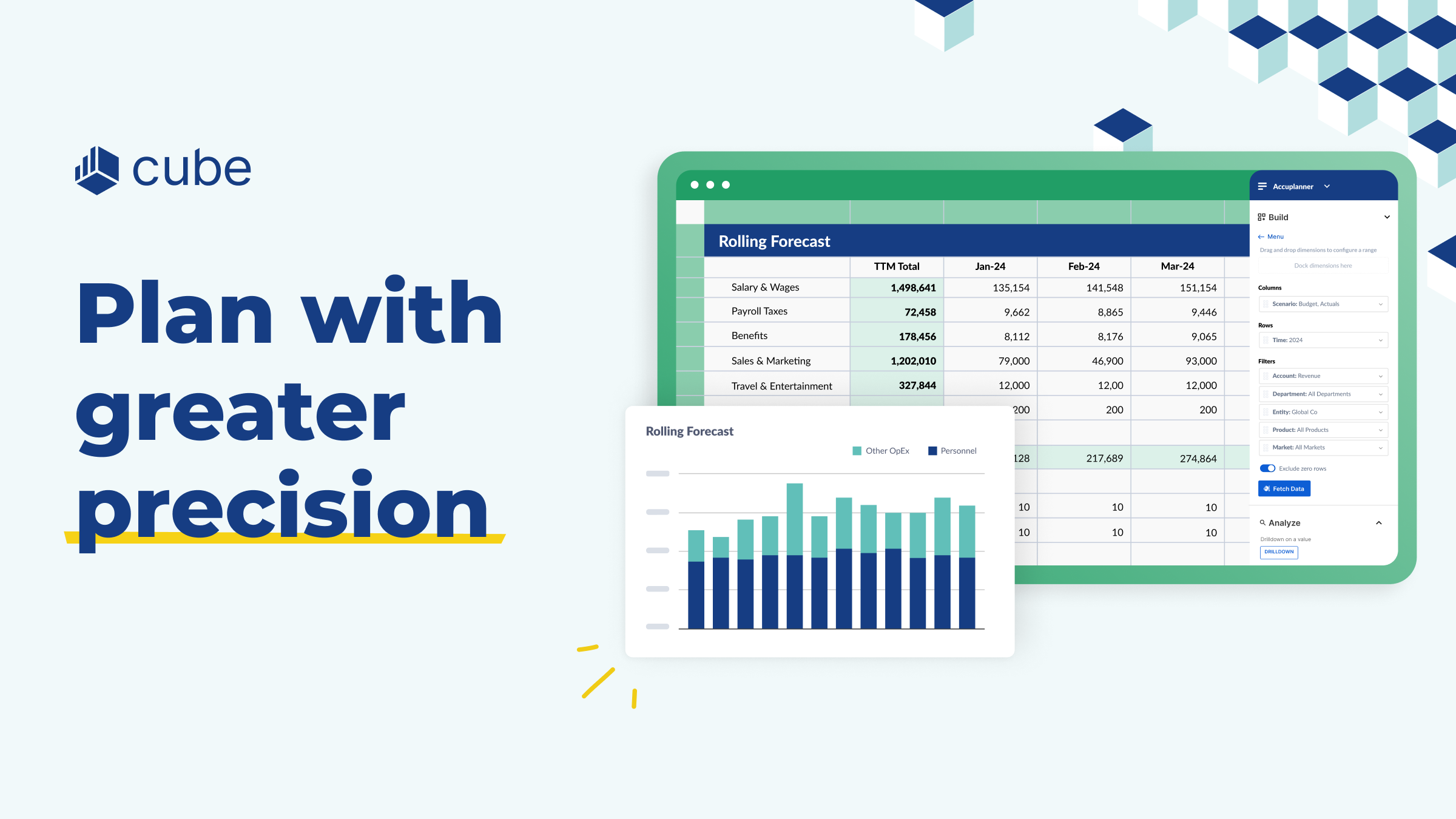 Financial Forecasting Software | Cube